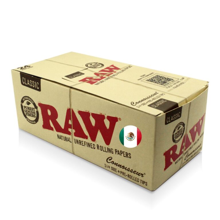 Raw Clasico 1 1/4 Con Filtros Pre-Rolled Box – Papel Raw México